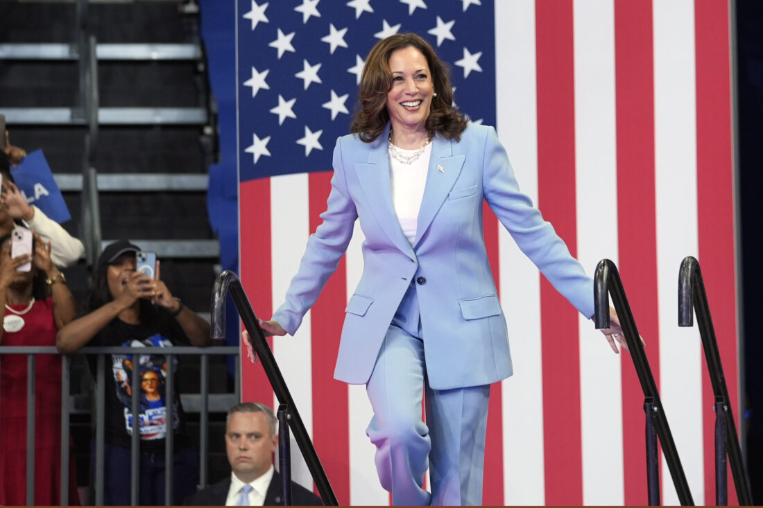 At boisterous Georgia rally, Harris dares Trump to ‘say it to my face ...